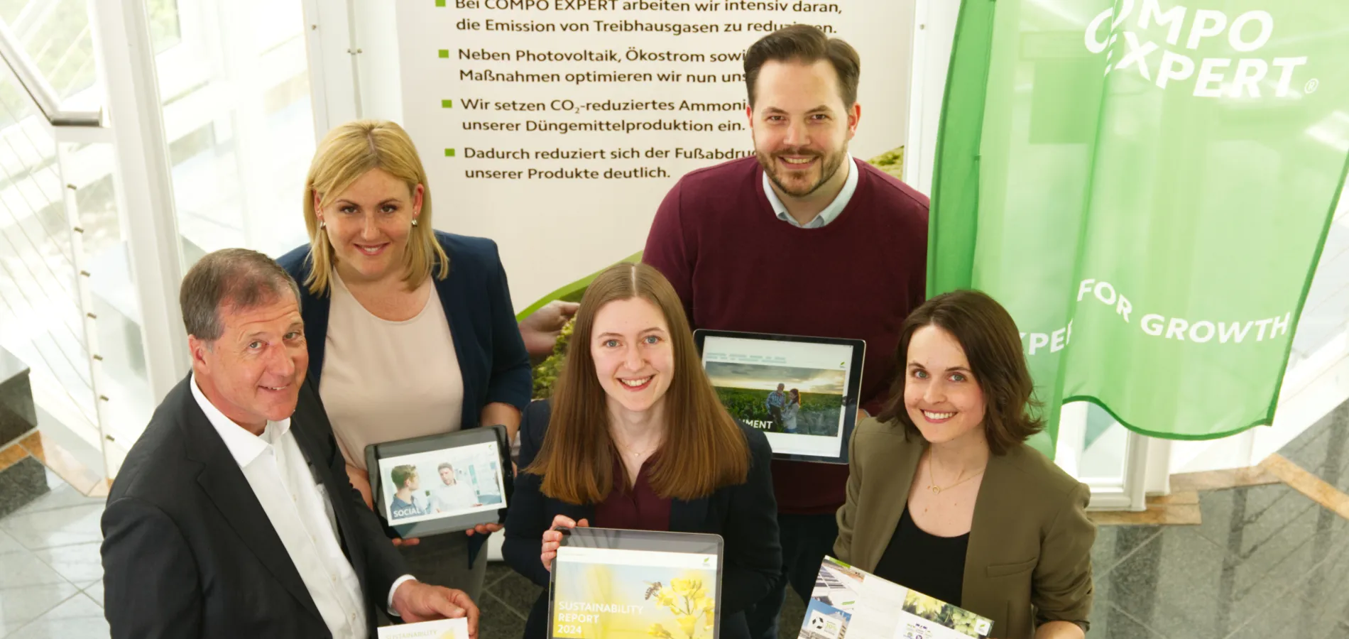 COMPO EXPERT veröffentlicht ersten Nachhaltigkeitsbericht | COMPO EXPERT